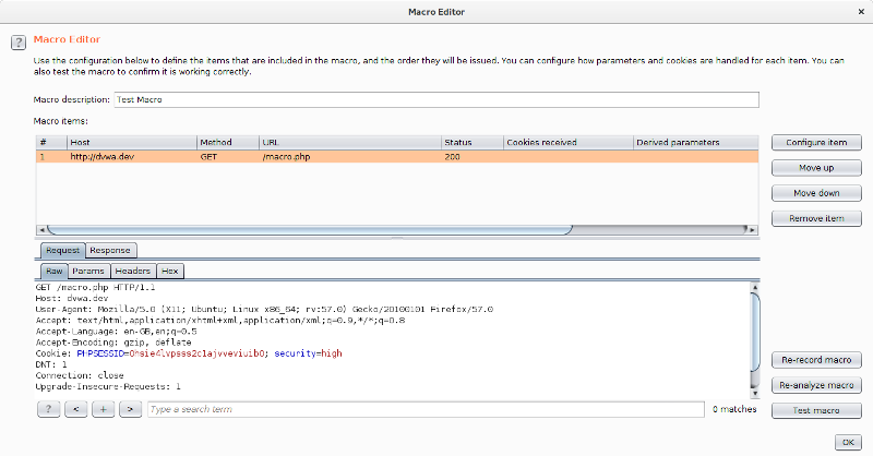 Burp Macros and Session Handling - DigiNinja